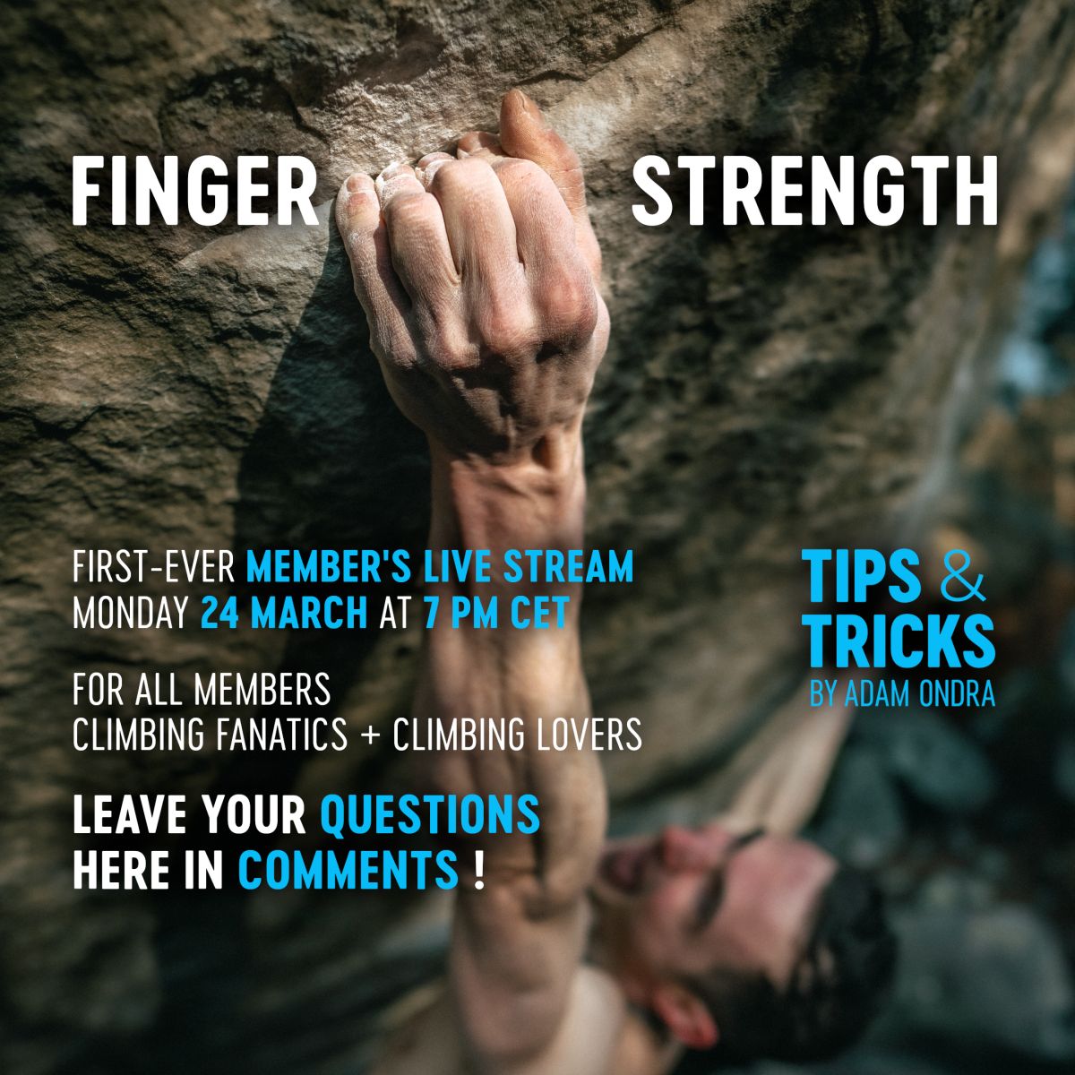How to increase finger strength? Join me at first-ever live stream ...
